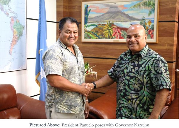 President Panuelo Receives Governor Narruhn; COVID-19 & Chuuk State’s ...