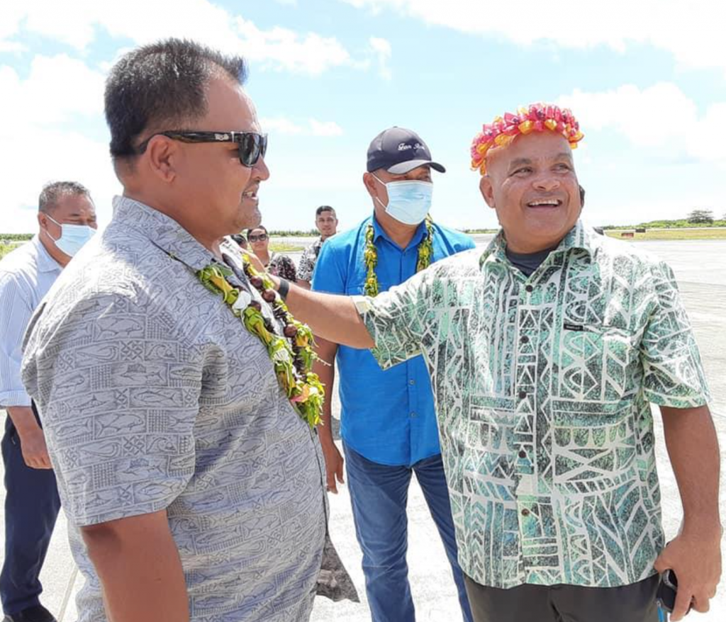 President Panuelo is Received by Governor Narruhn & Speaker Simina ...