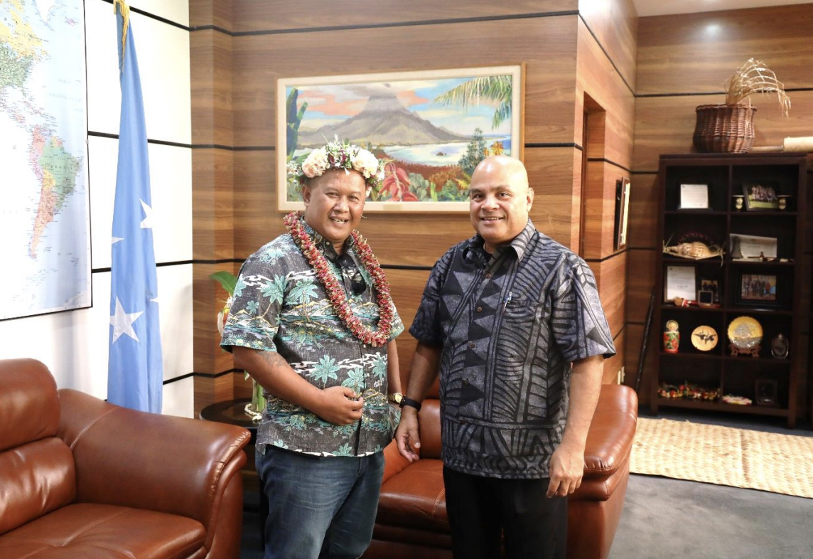 President Panuelo Receives the Honorable Mekioshy William, Lieutenant ...